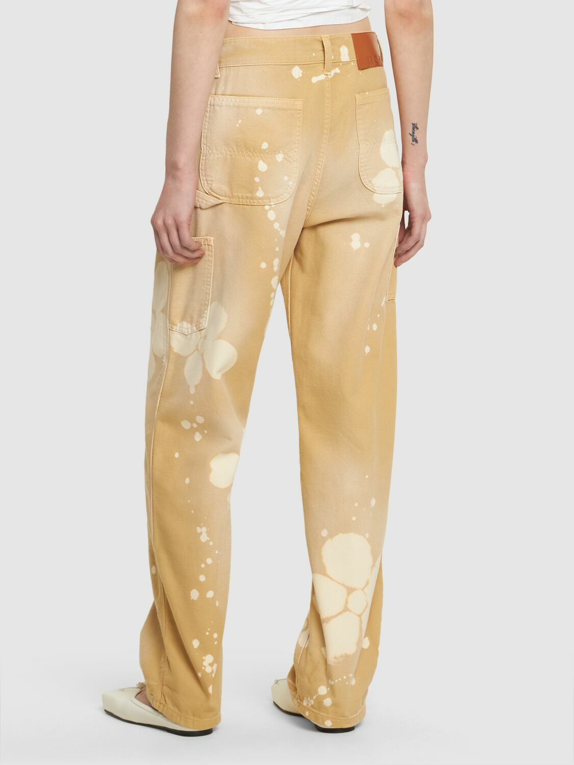 MSGM - Printed Cotton Jeans MSGM