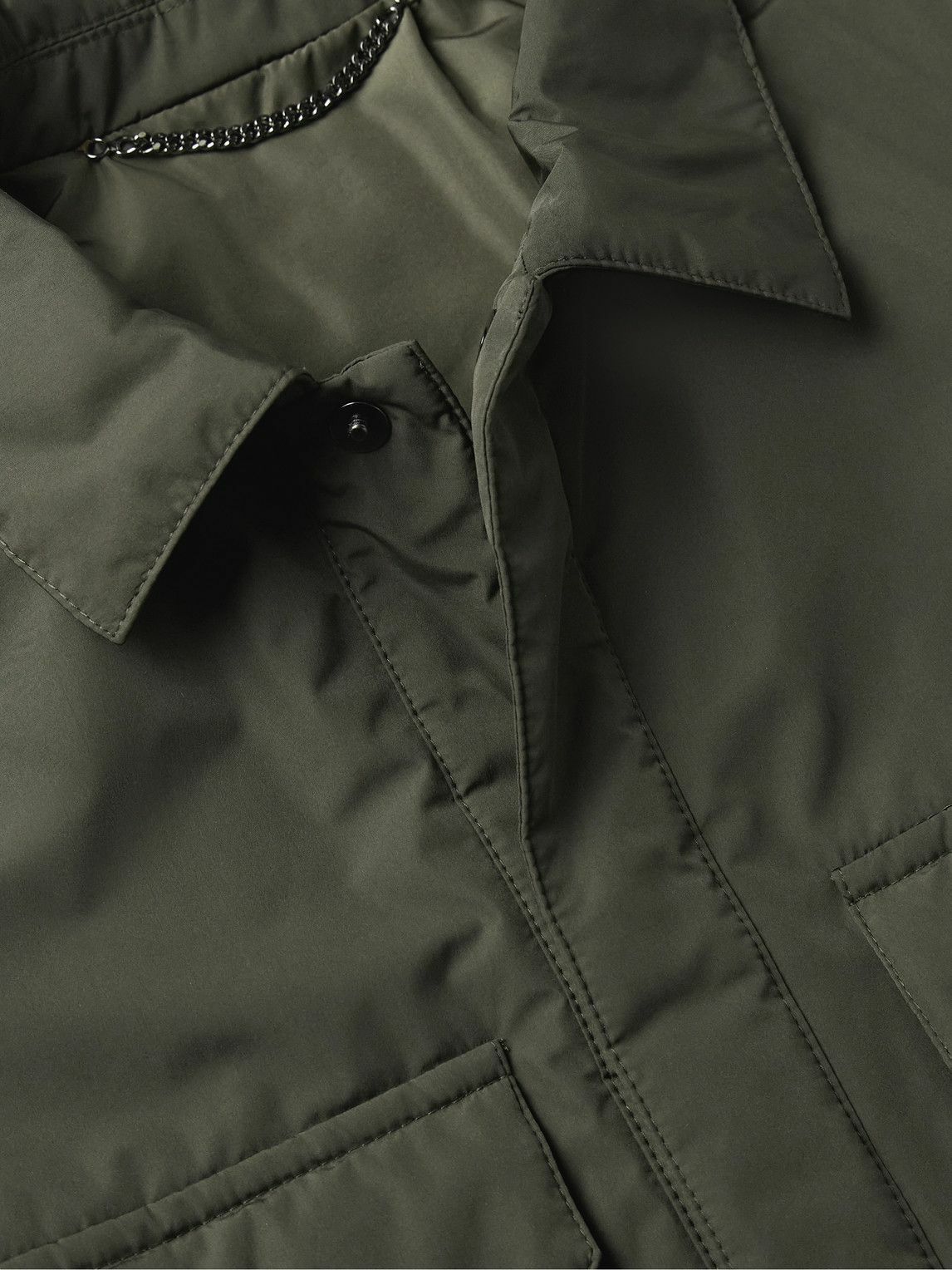 Canali - Padded Shell Shirt Jacket - Green Canali