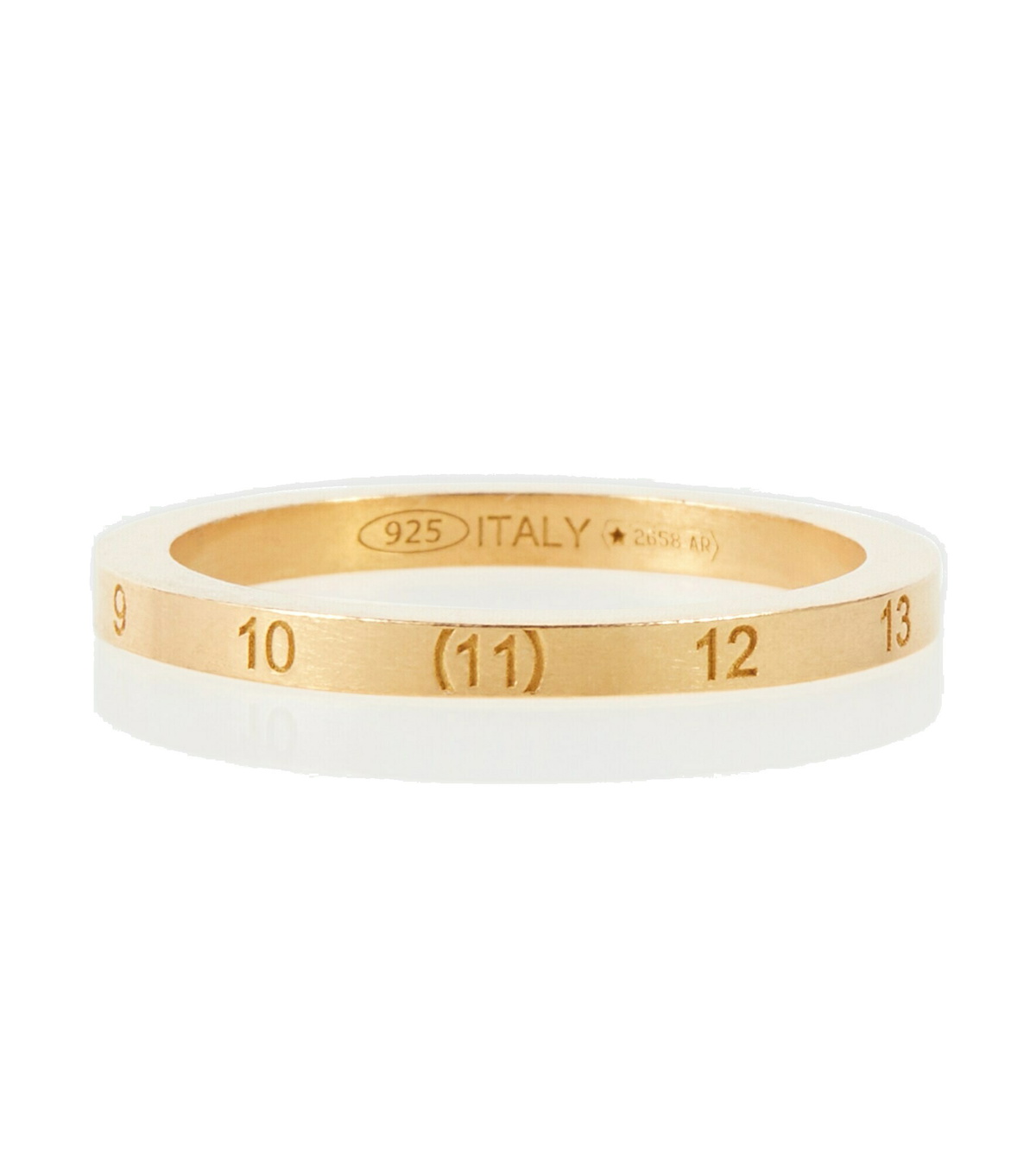 Maison Margiela - Logo-engraved ring Maison Margiela