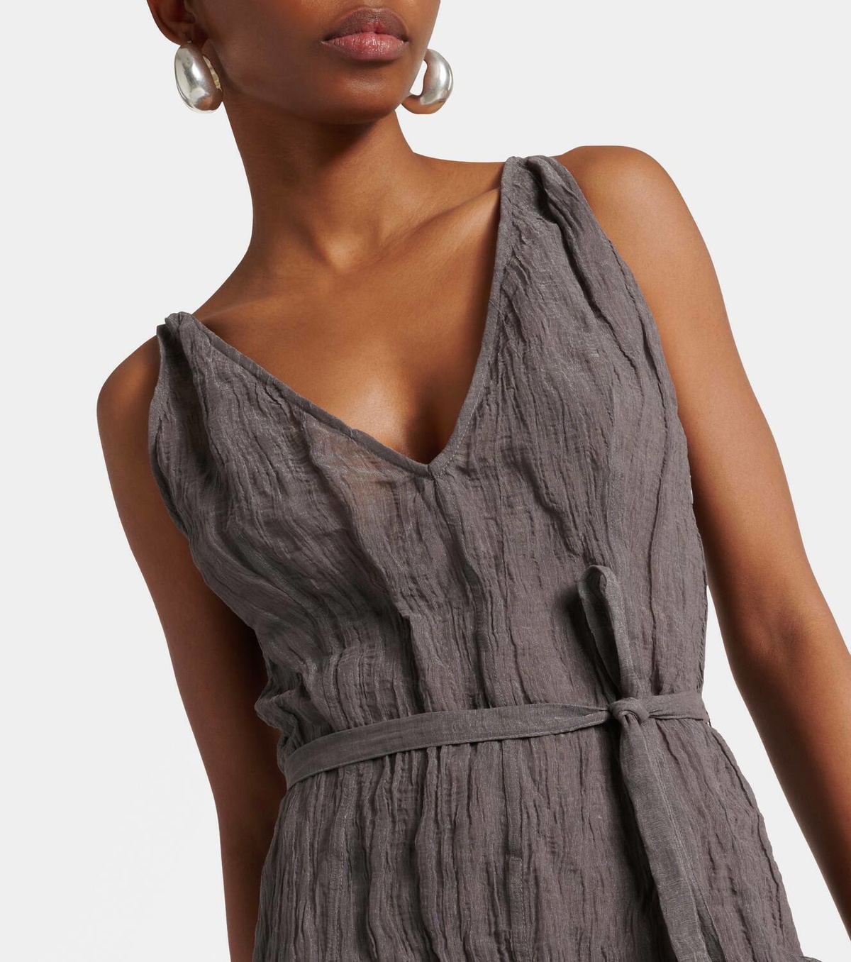 Altuzarra Cheryl cotton and silk midi dress Altuzarra