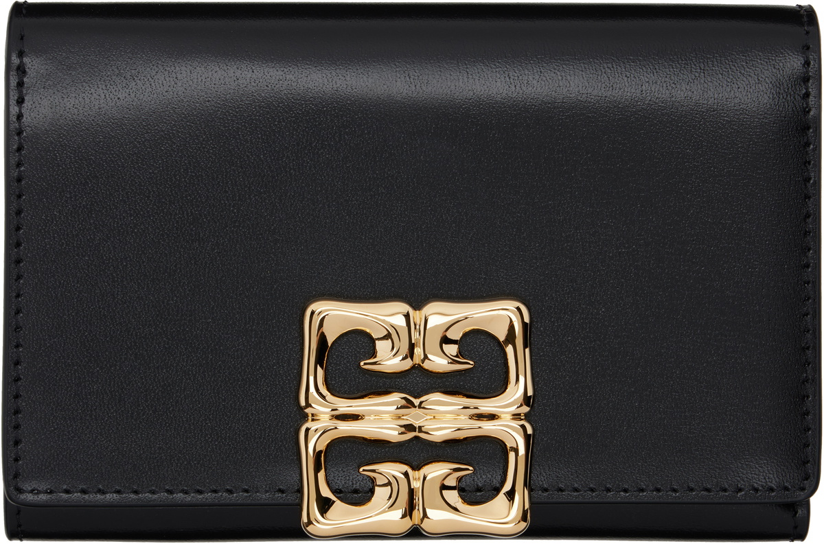 Givenchy Black 4G Liquid Wallet Givenchy