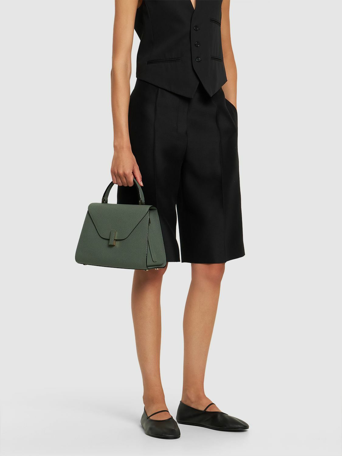 VALEXTRA - Medium Iside Soft Grained Leather Bag Valextra
