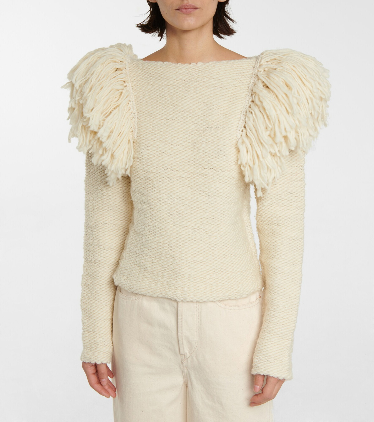 Isabel Marant - Sully fringed wool-blend sweater Isabel Marant