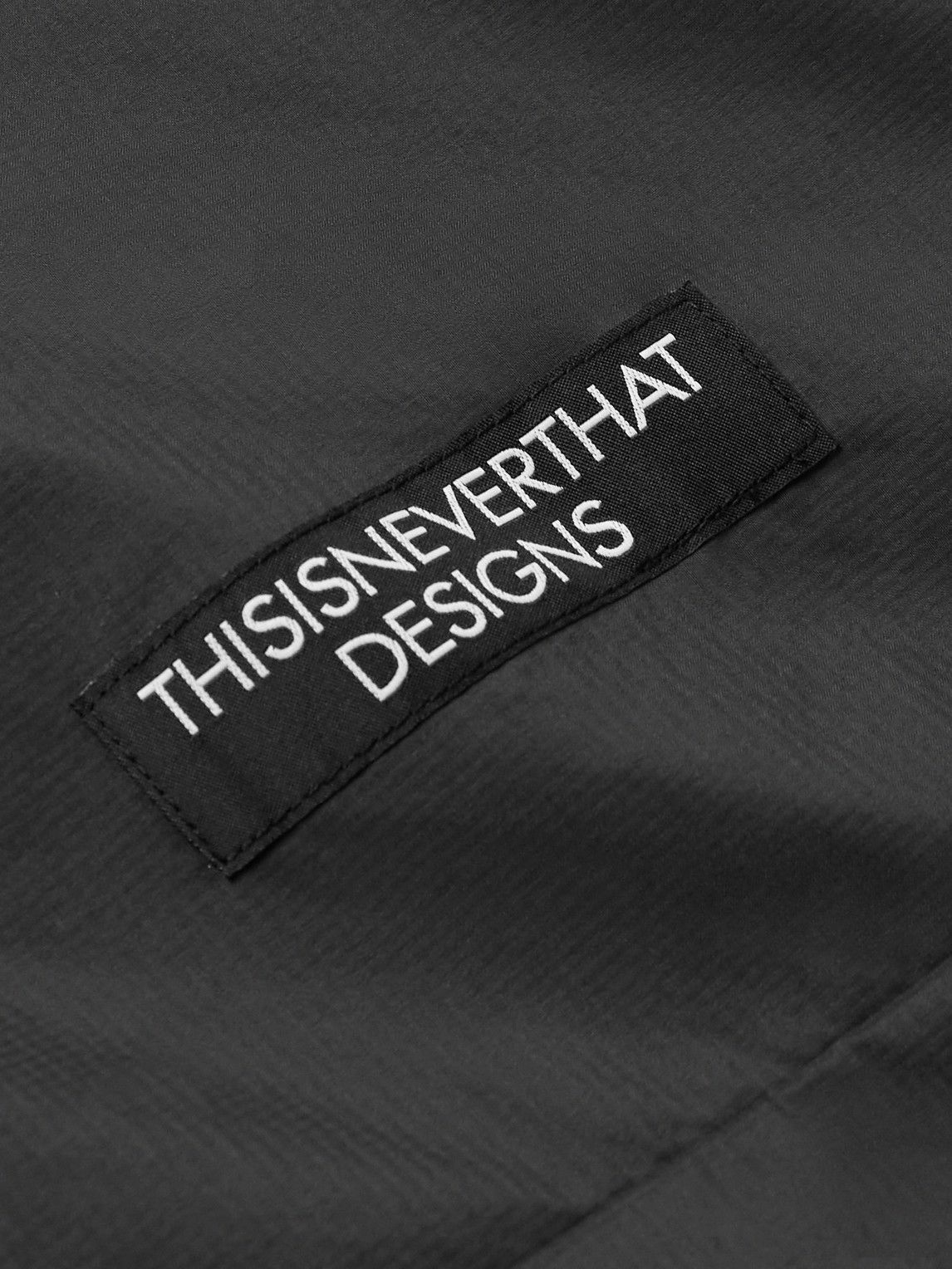 thisisneverthat - Logo-Appliquéd Pertex® Quantum Air Half-Zip Jacket ...