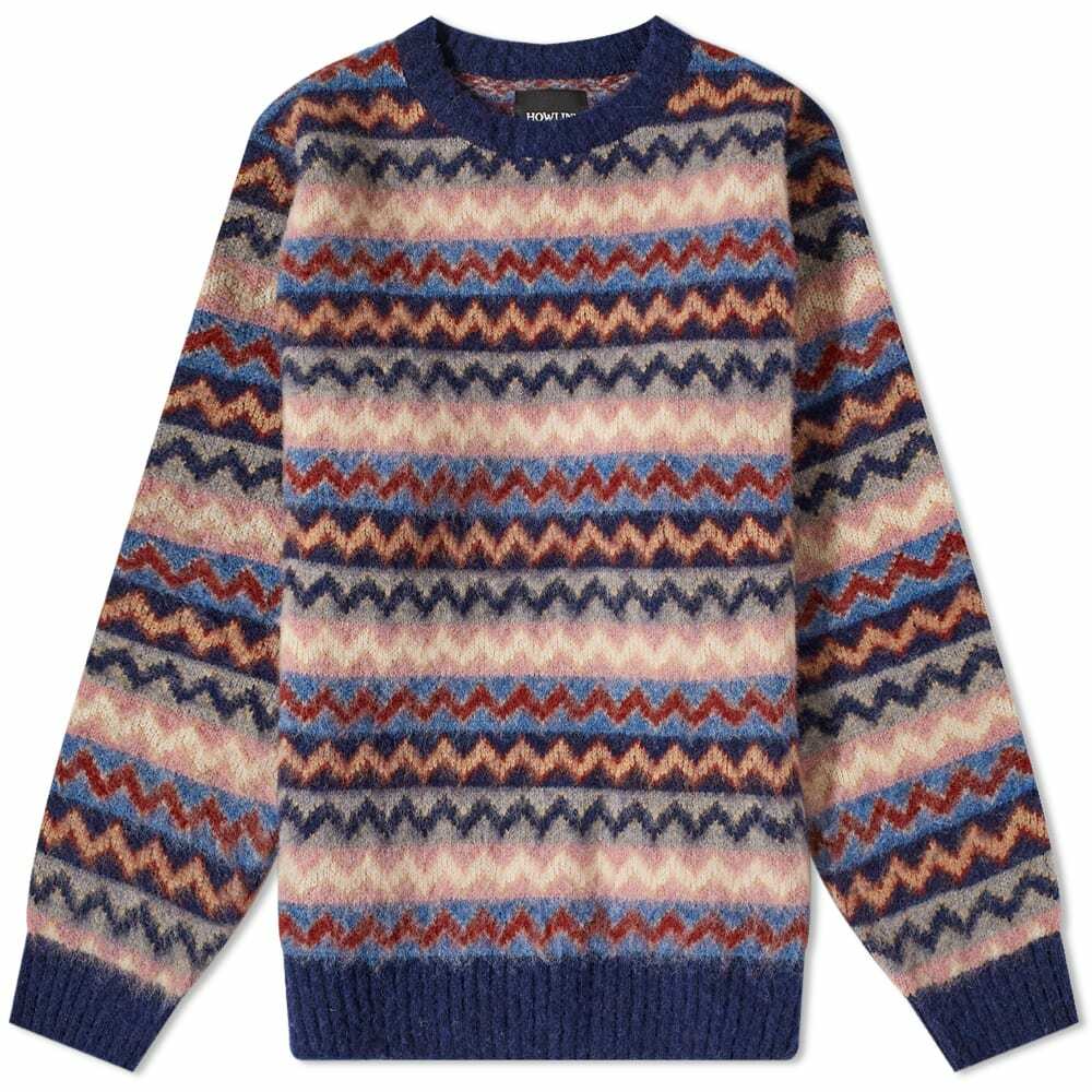 Howlin by Morrison Men's Howlin' Cosmic Fantasies Zig Zag Crew Knit in ...