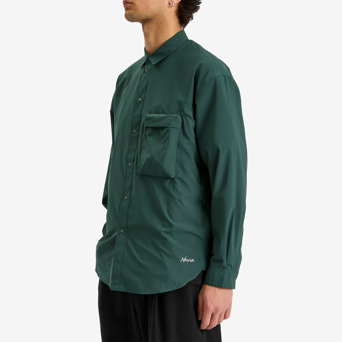 NANGA Men's Excursion Shirt in Green Nanga