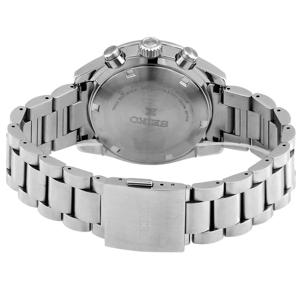 Seiko Prospex Speedtimer Chronograph GMT Black Dial Mens Watch SSC915P1 ...