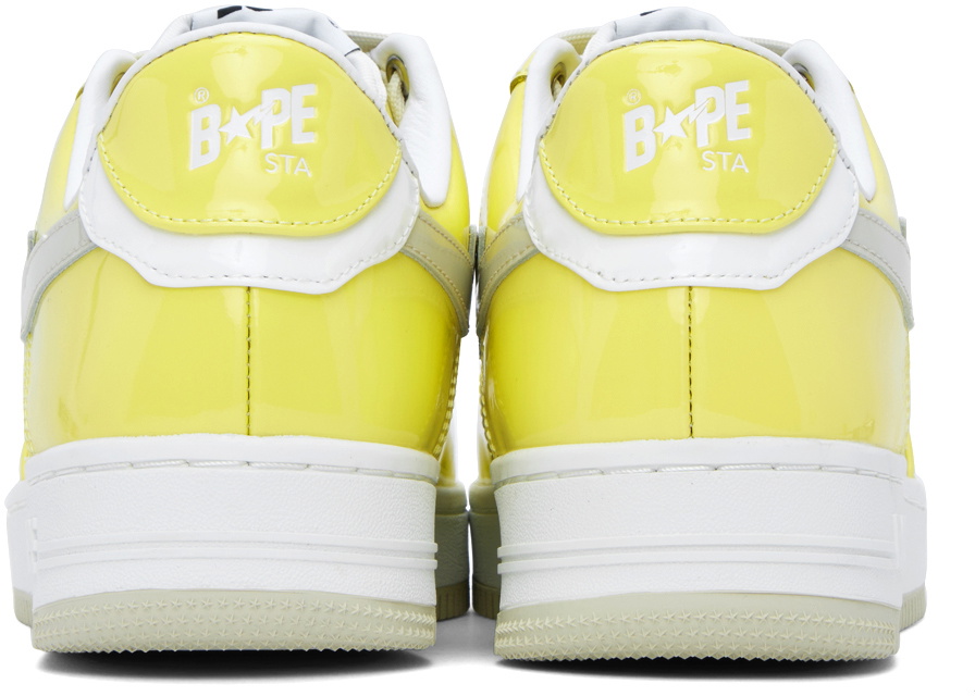 BAPE SSENSE Exclusive Yellow Sta Sneakers A Bathing Ape