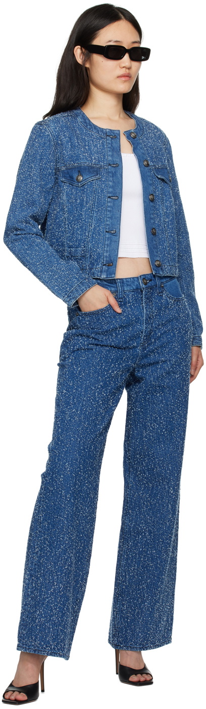 rag & bone Blue Cora Denim Jacket Rag and Bone
