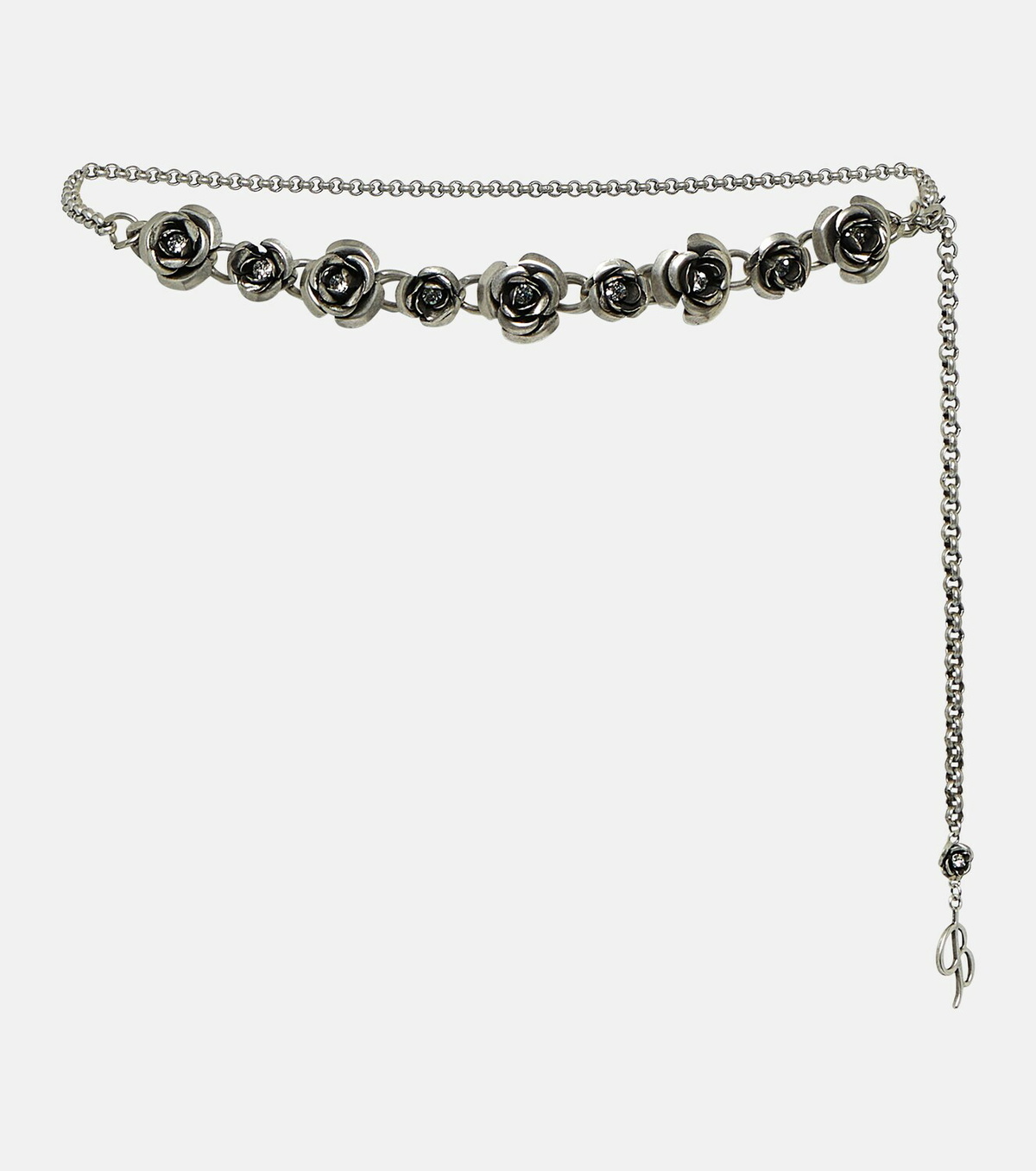 Blumarine Roses embellished belt Blumarine