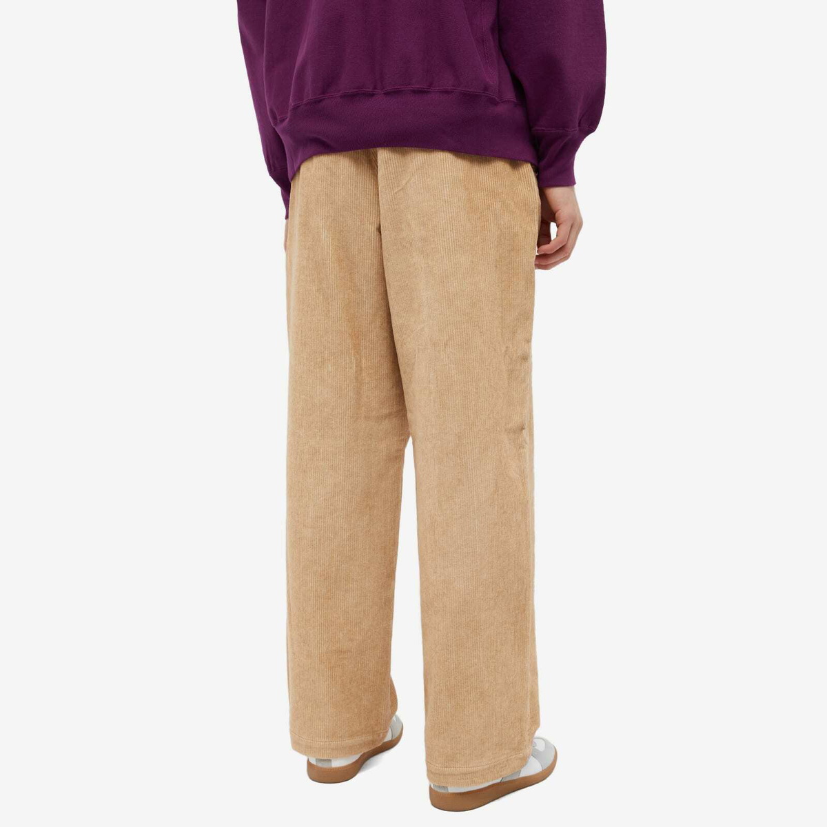Our Legacy Men's Borrowed Cord Chino in Washed Oat Cotton Linen Cord ...