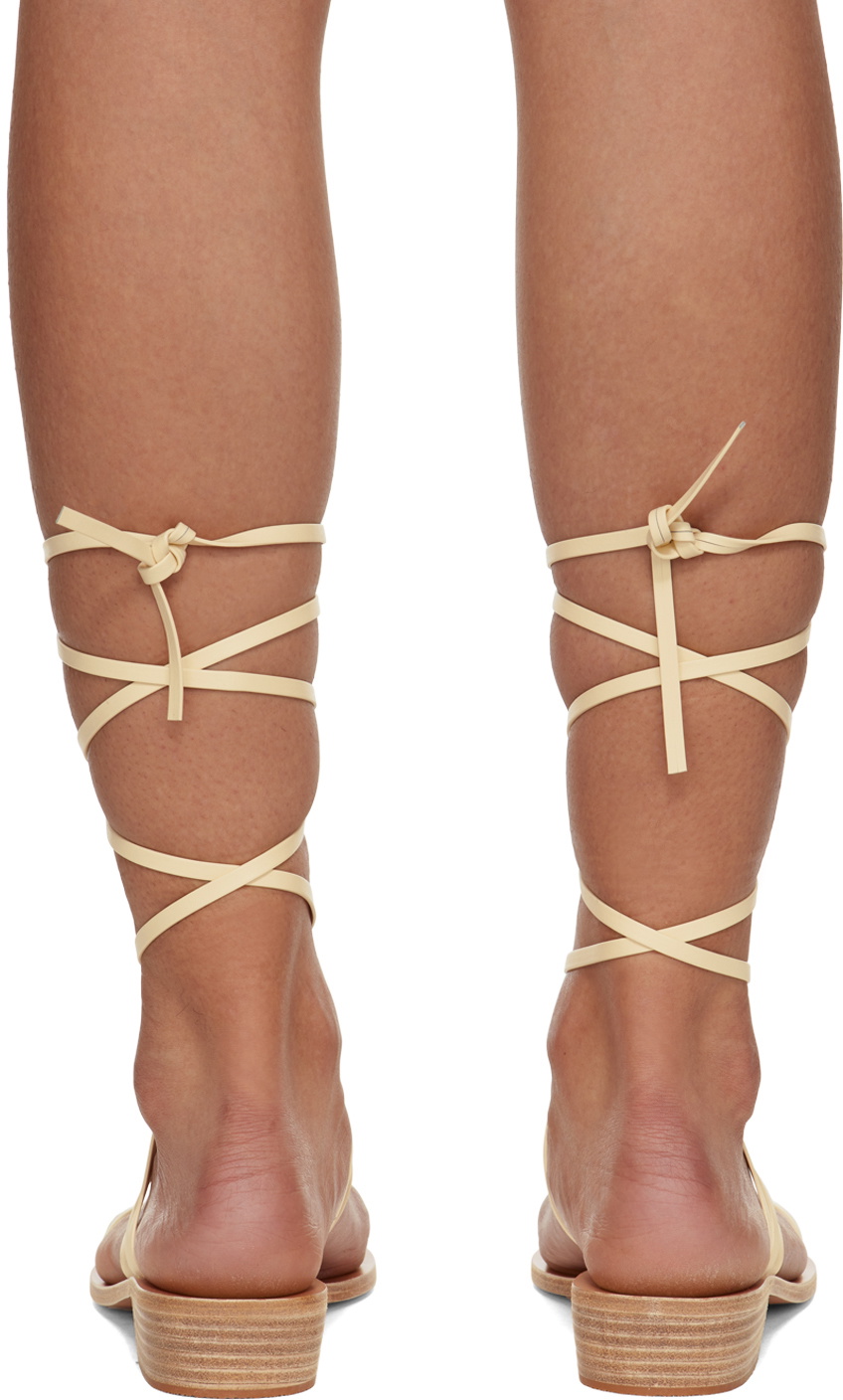 Ancient Greek Sandals Off-White Hara Heeled Sandals Ancient Greek Sandals