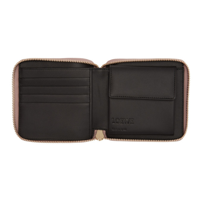 Loewe Pink Puzzle Square Wallet Loewe