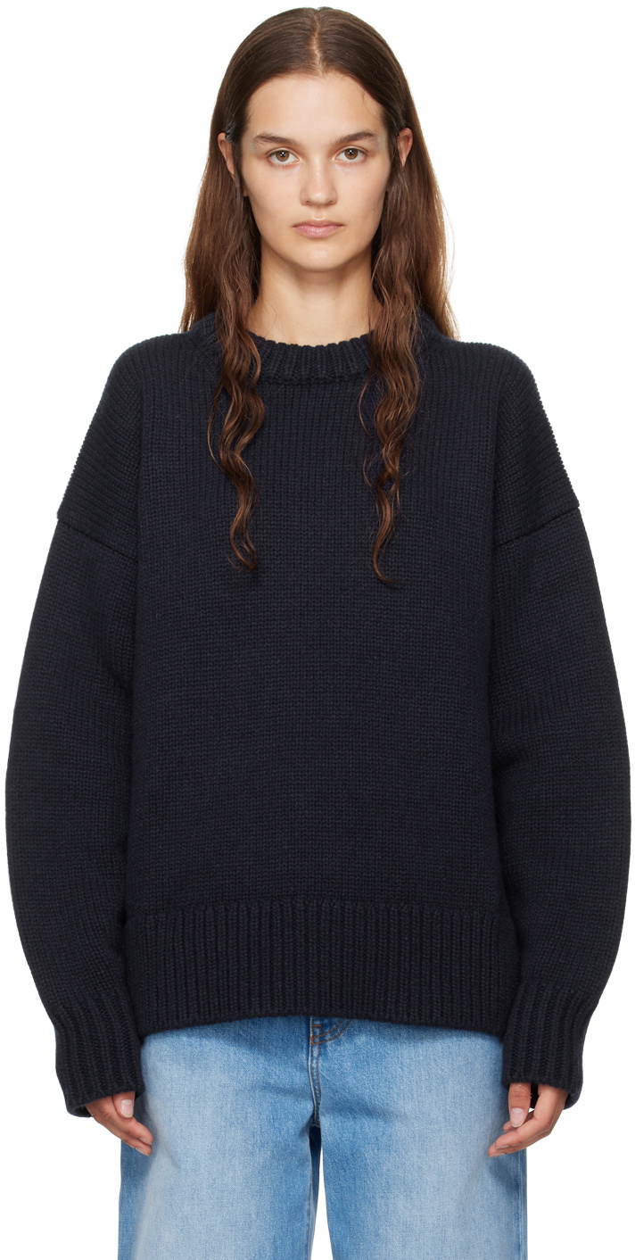 The Row Navy Ophelia Sweater The Row