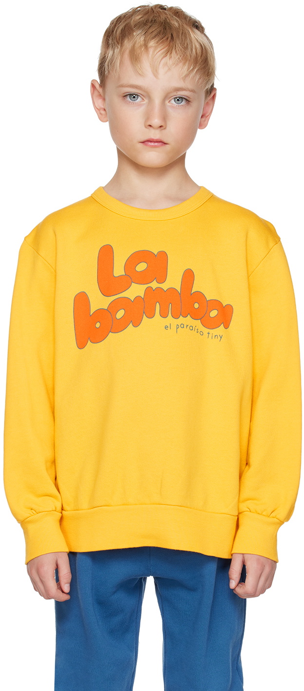TINYCOTTONS Kids Yellow 'La Bamba' Sweatshirt TINYCOTTONS