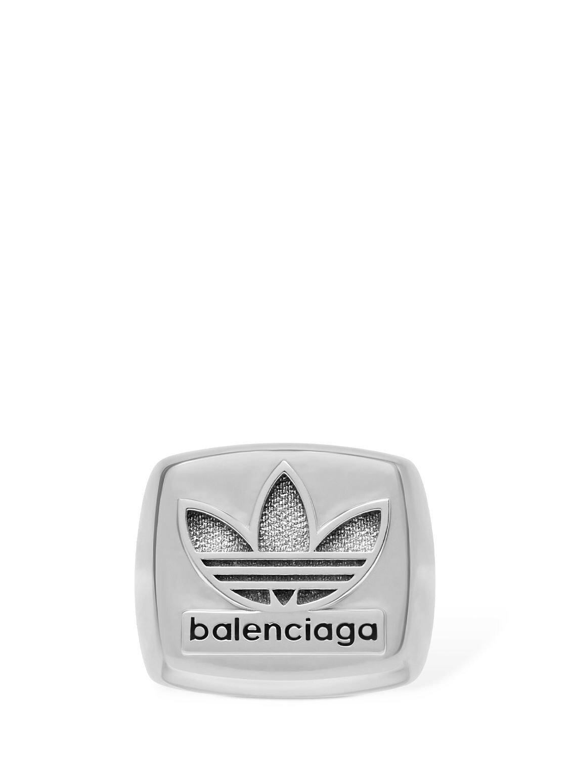 BALENCIAGA - Adidas Sterling Silver Ring Balenciaga