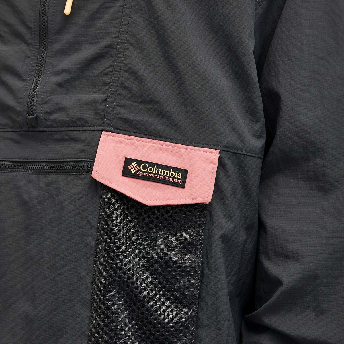 Columbia Men's Painted Peak™ Wind Jacket in Shark/Pink Agave Columbia