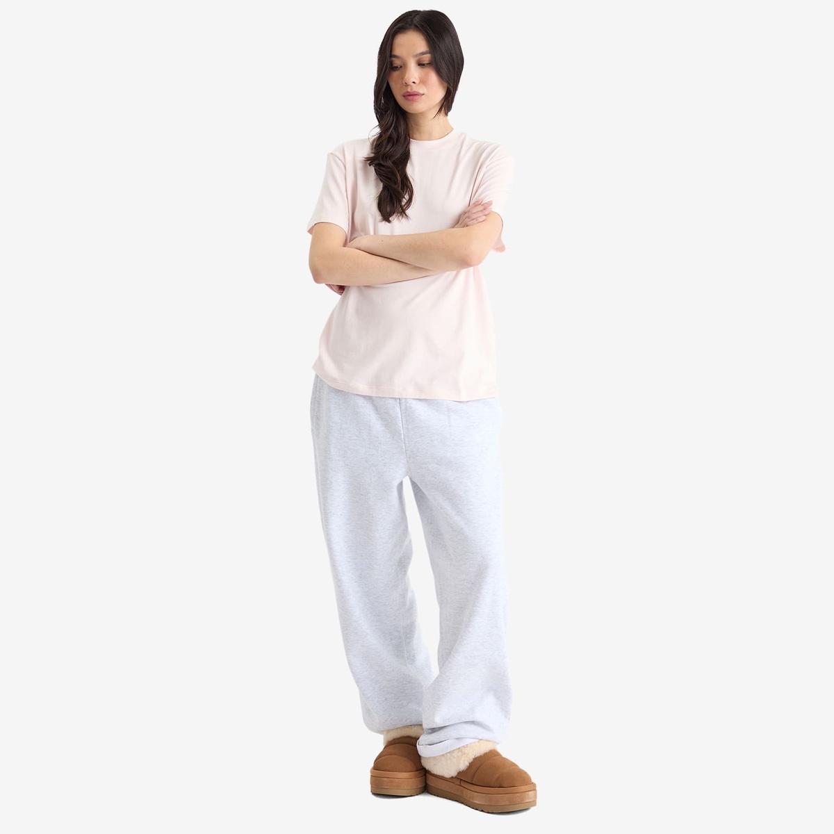 SKIMS Women's Boyfriend T-Shirt in Barely Pink SKIMS