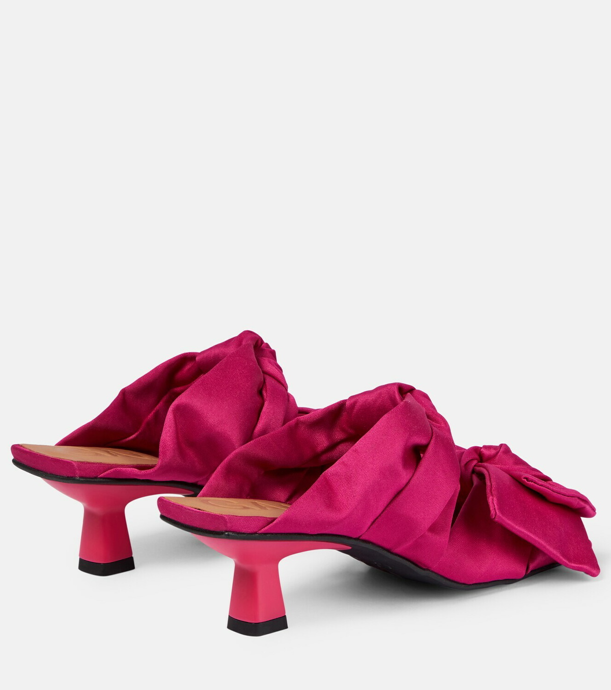 Ganni - Bow-trimmed mules GANNI
