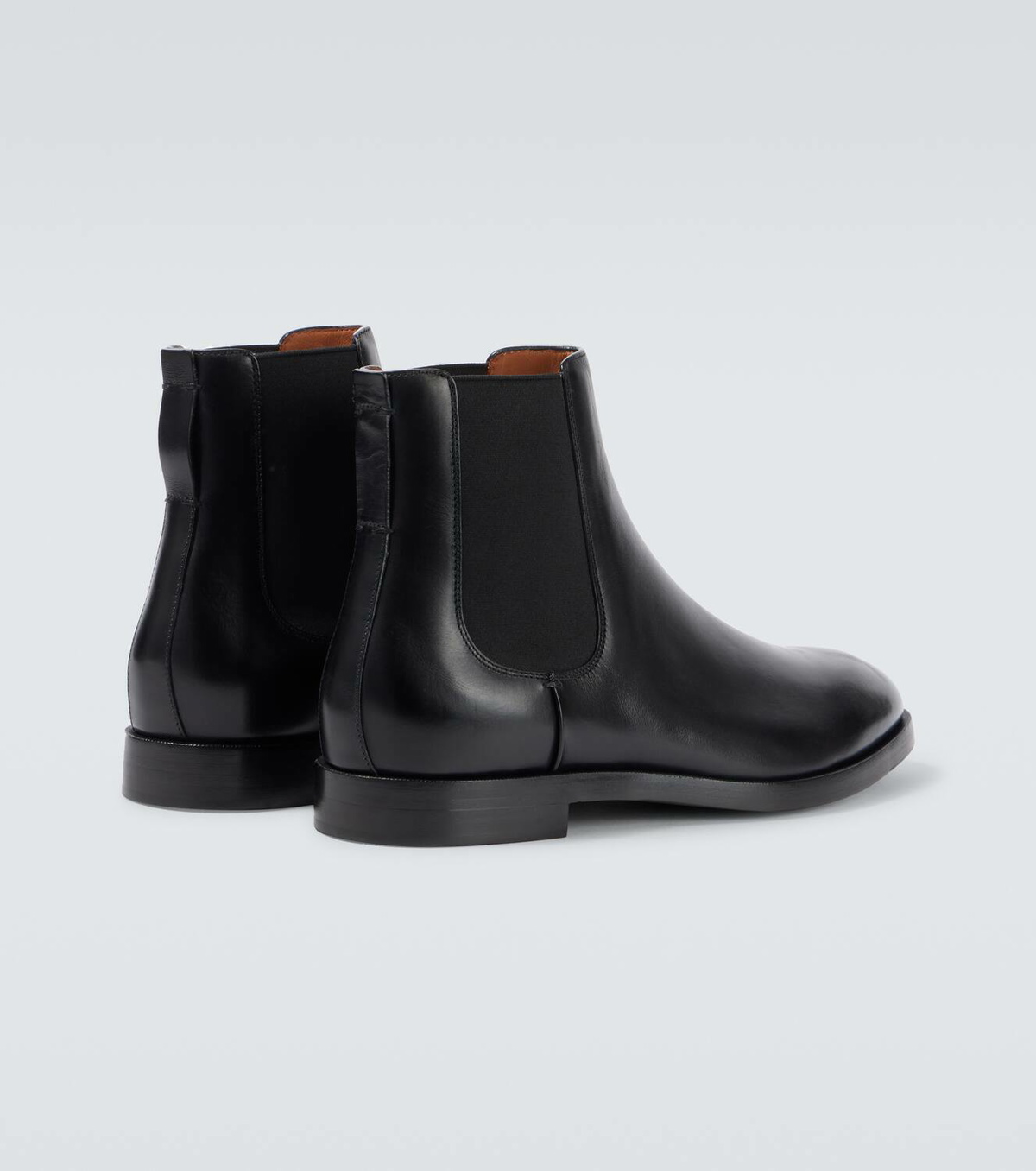 Zegna Leather Chelsea boots Zegna