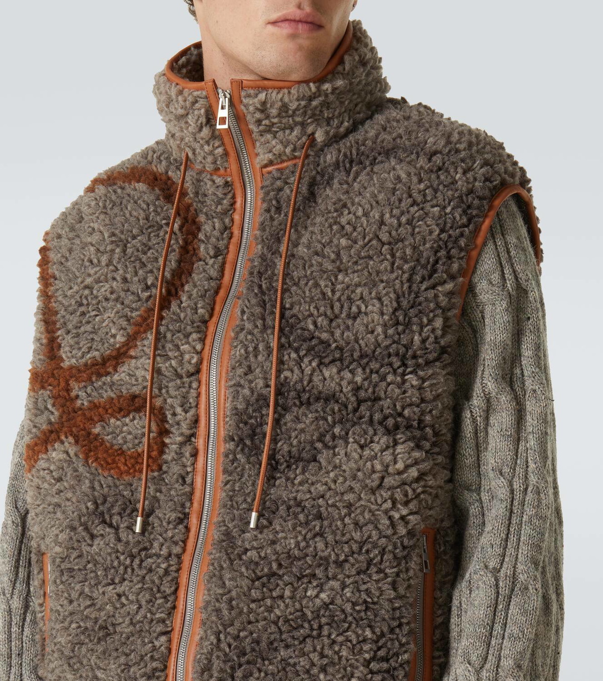 Loewe Anagram fleece vest Loewe