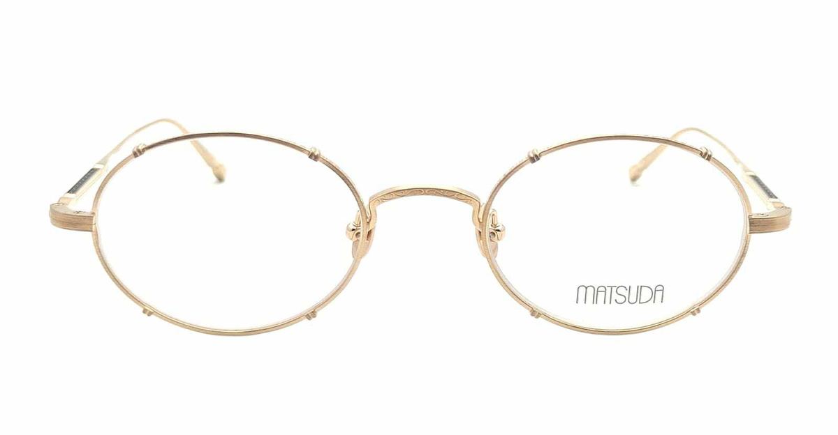 Matsuda M3150 - Brushed Gold Glasses Matsuda