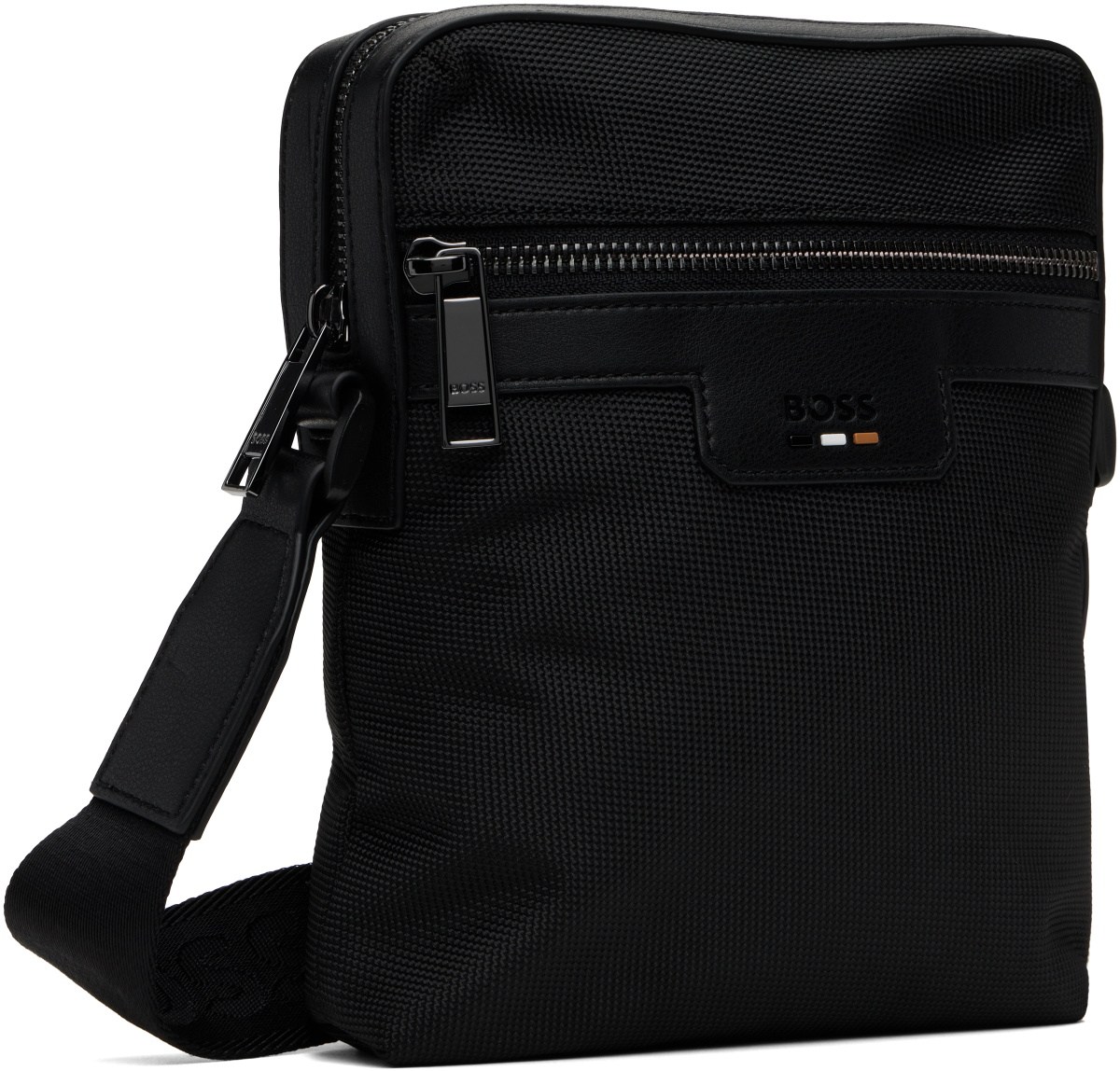 BOSS Black Embossed-Logo Bag BOSS