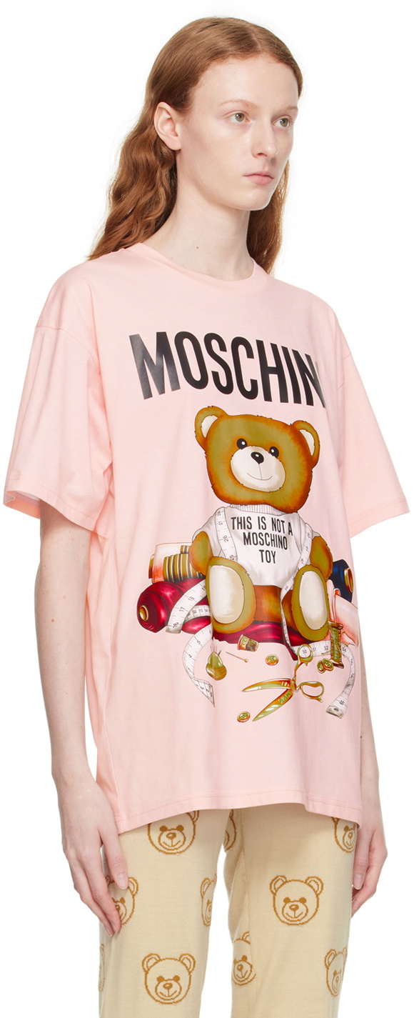 Moschino Pink Teddy Bear T-Shirt Moschino