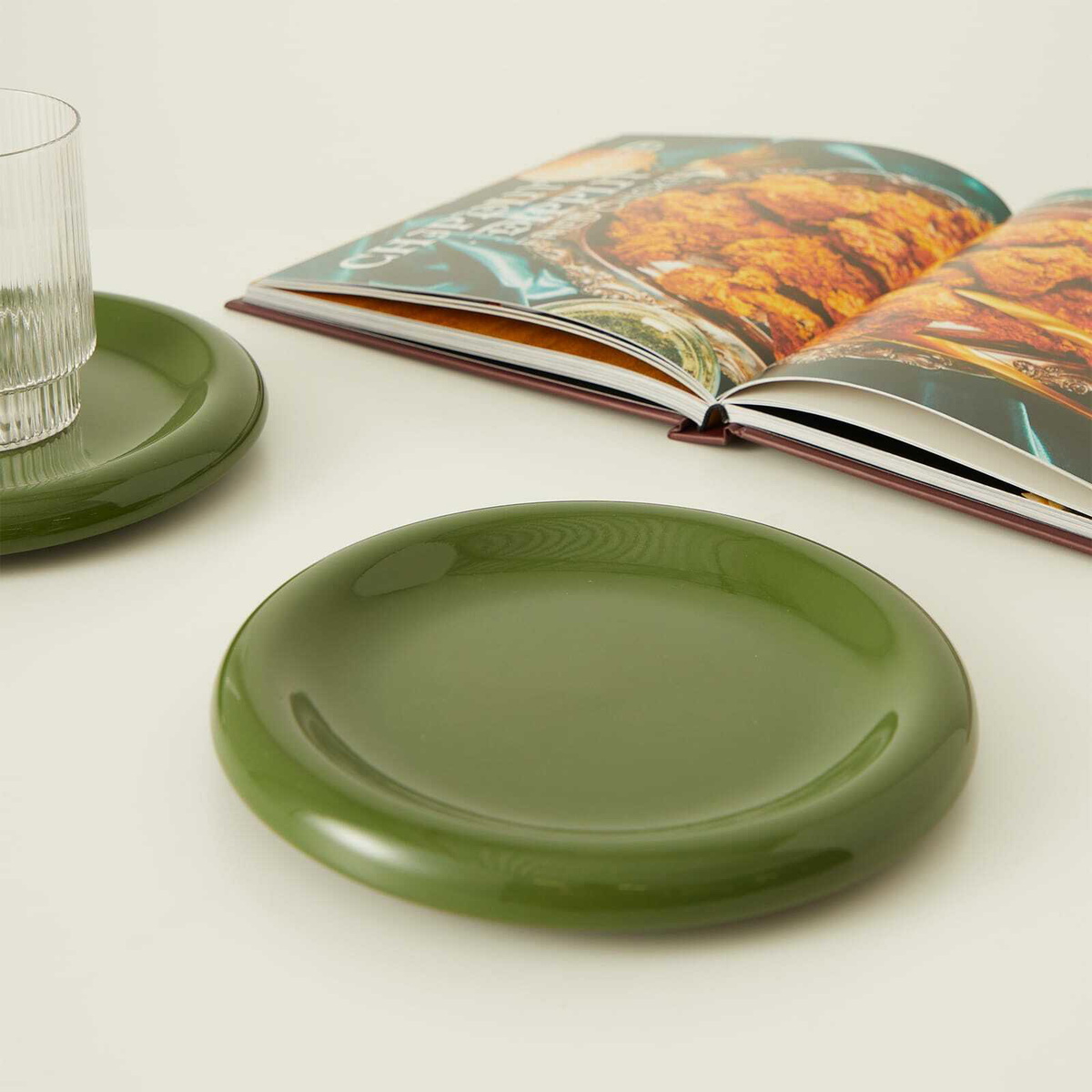 HAY Barro Side Plate - Set of 2 in Green HAY