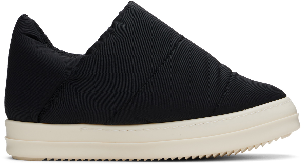 Rick Owens DRKSHDW Black Porterville Puffer Slip On Sneakers Rick Owens ...