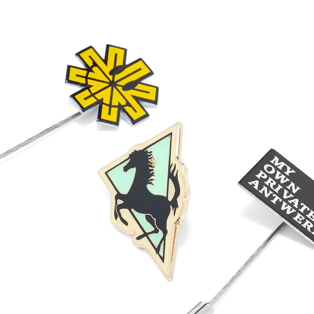 Raf Simons Metal Pin Set A Raf Simons