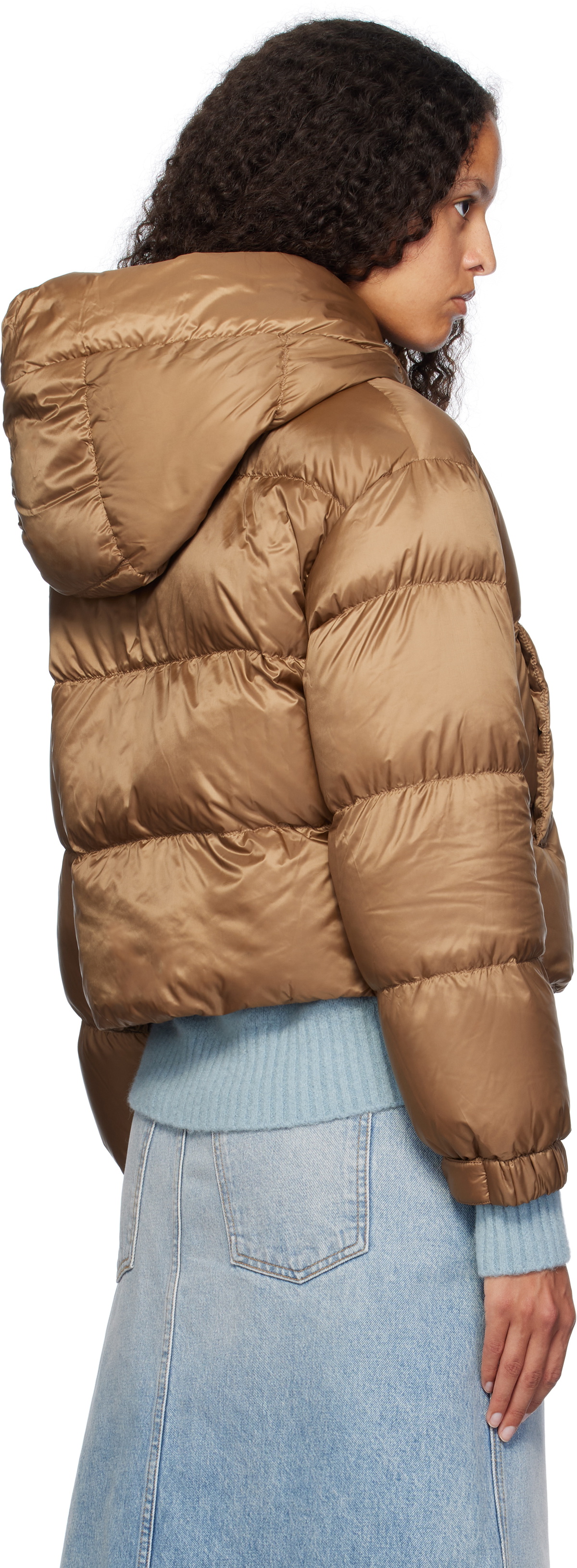 Max Mara Brown Seia Down Jacket Max Mara