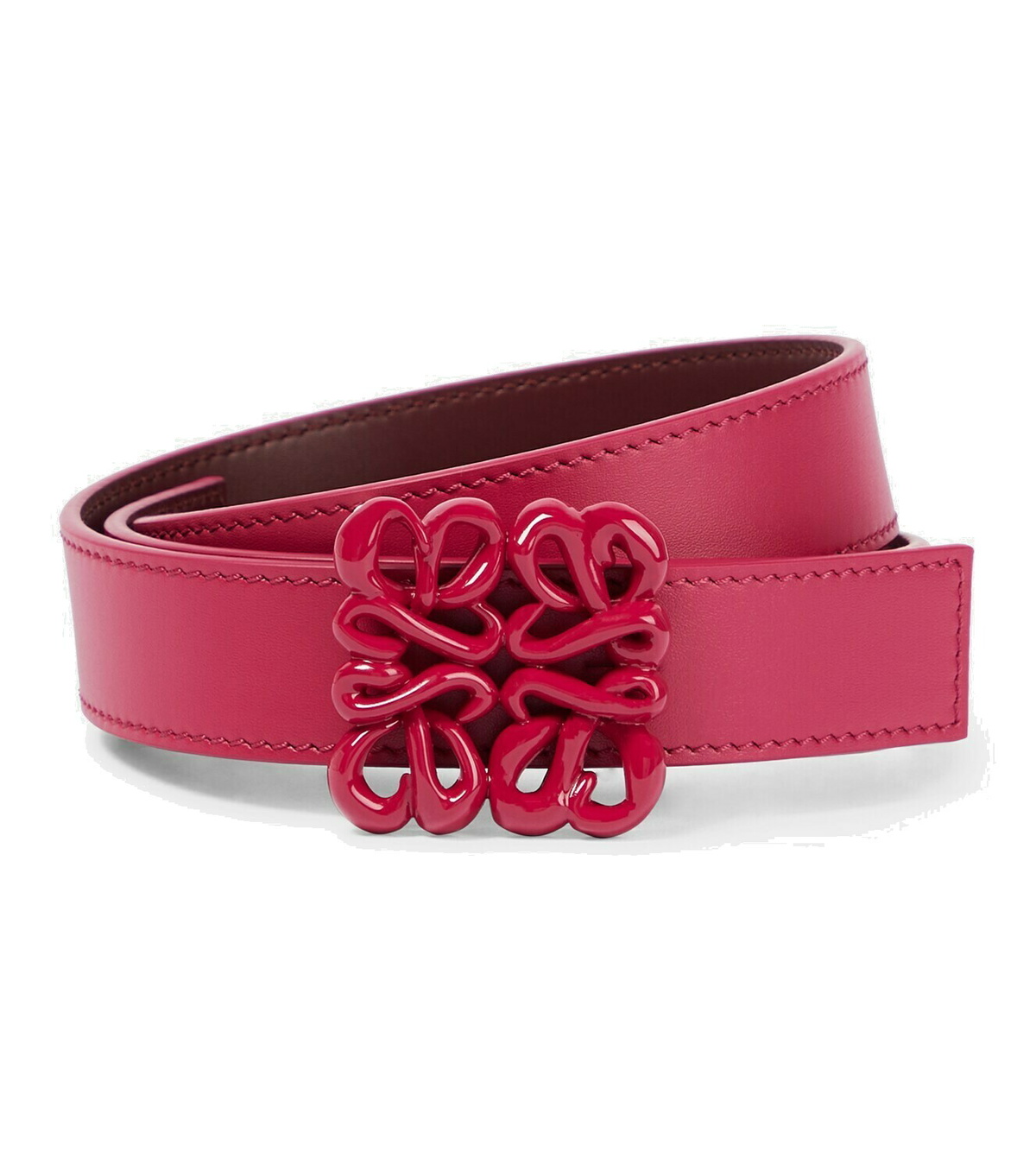 Loewe - Reversible Anagram leather belt Loewe