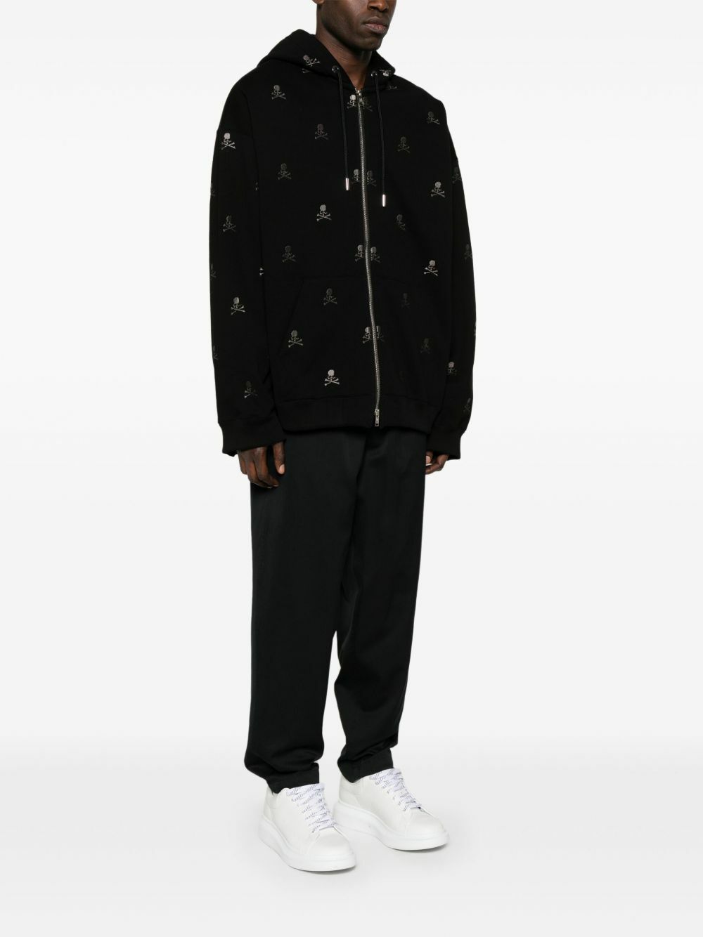 Mastermind Japan Skull-Embroidered Hoodie mastermind JAPAN