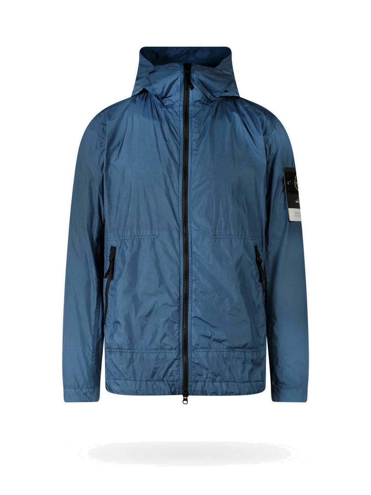 Stone Island Jacket Blue Mens Stone Island