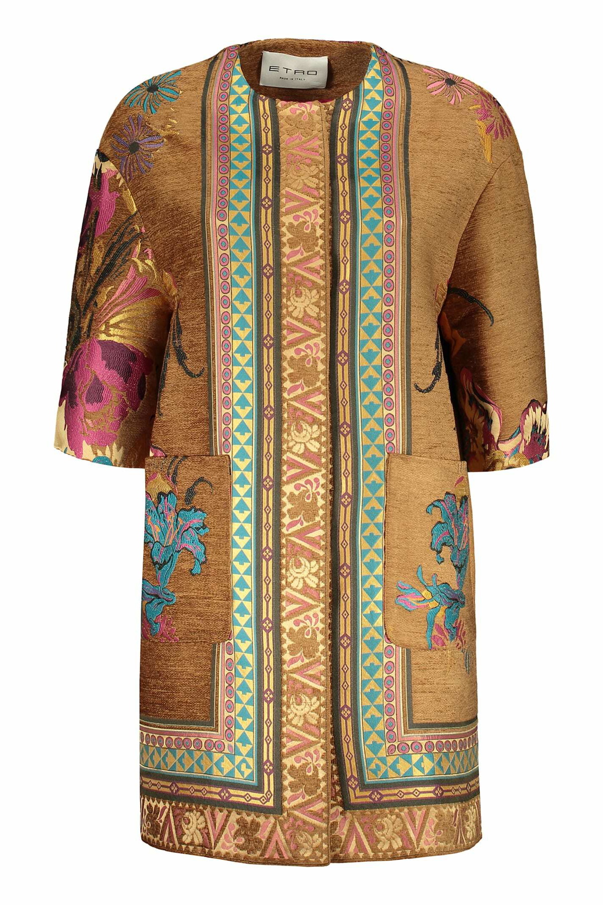 Etro Floral Embroidery Coat Etro