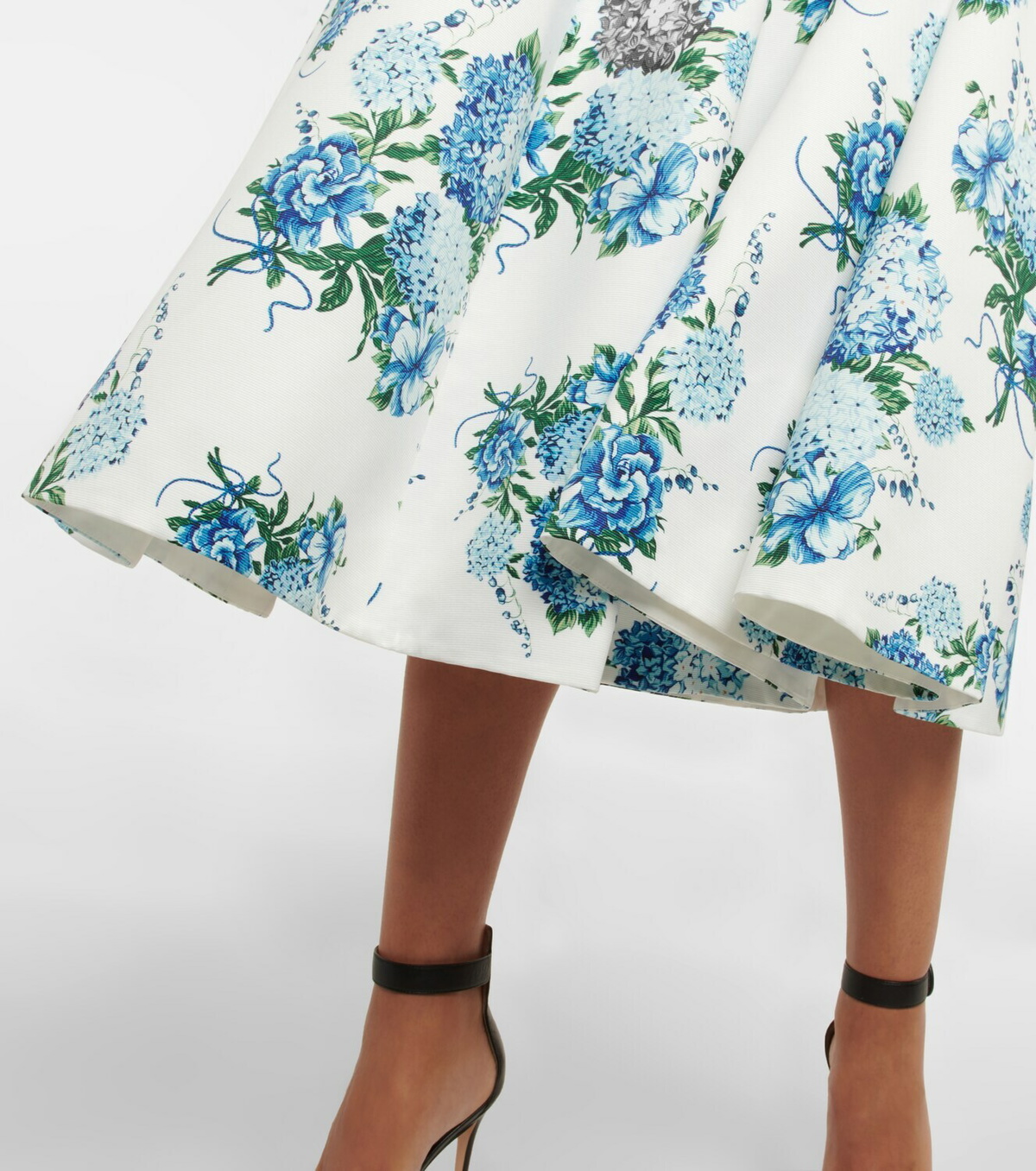 Emilia Wickstead Lecia Floral Printed Faille Midi Dress Emilia Wickstead