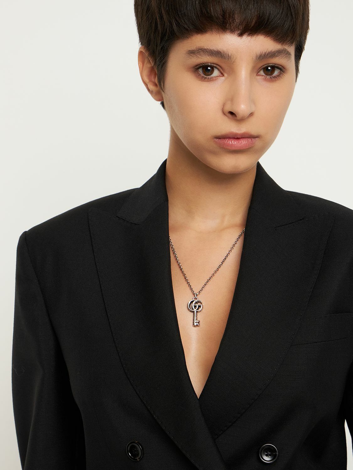 GUCCI - Gg Marmont Key Charm Necklace Gucci