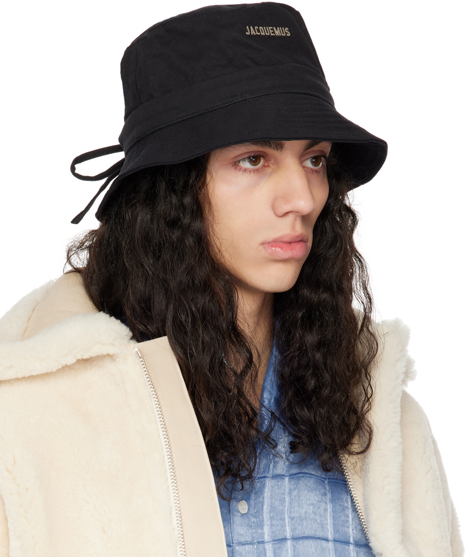 Jacquemus Black 'Le Bob Gadjo' Bucket Hat Jacquemus