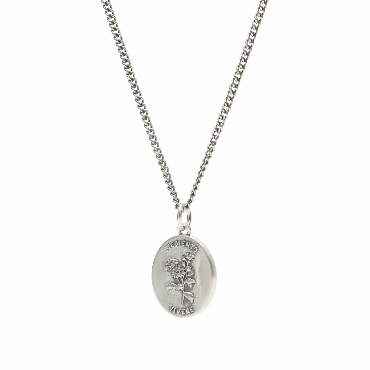 Serge DeNimes Men's Memento Necklace in Silver Serge DeNimes