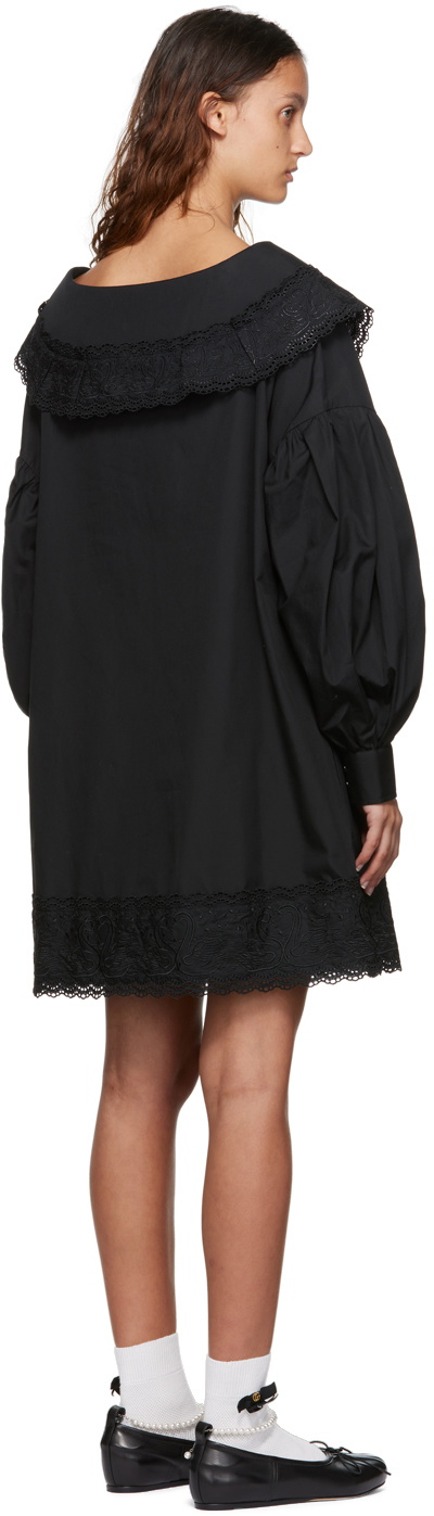 Simone Rocha Black Embroidered Dress Simone Rocha