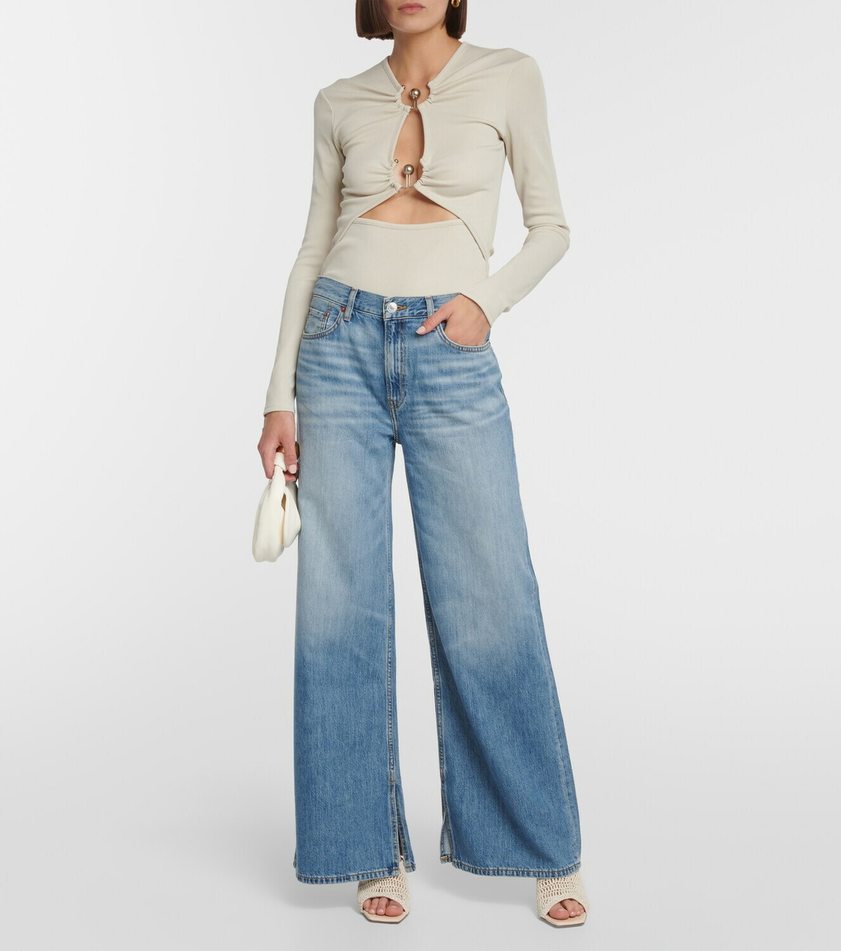 Re/Done Low Rider low-rise wide-leg jeans Re/Done