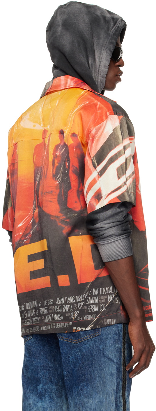Diesel Multicolor Hockney Poster Shirt Diesel