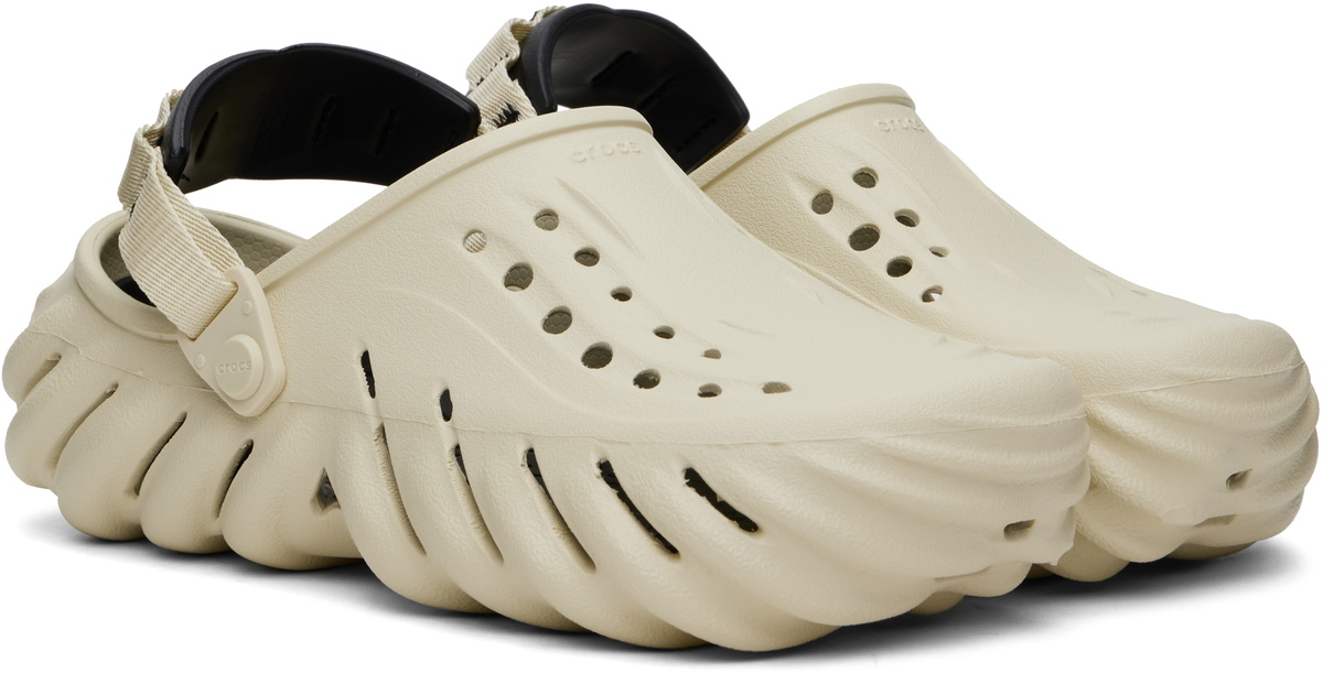 Crocs Beige Echo Clogs Crocs