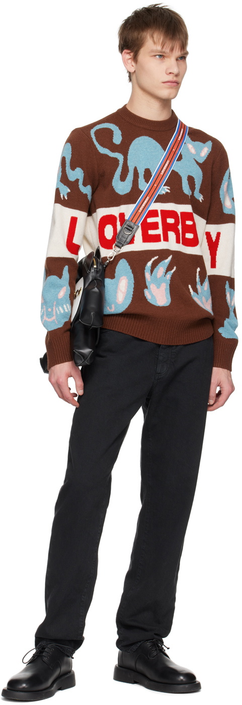 Charles Jeffrey Loverboy Brown 'Loverboy' Sweater Charles Jeffrey Loverboy