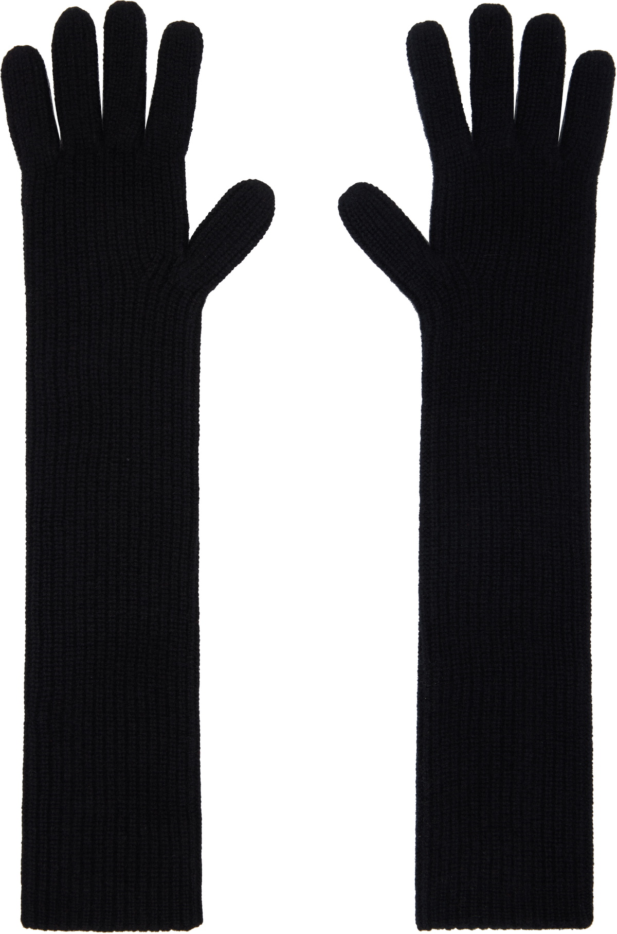 Loulou Studio Black Milos Cashmere Gloves Loulou Studio