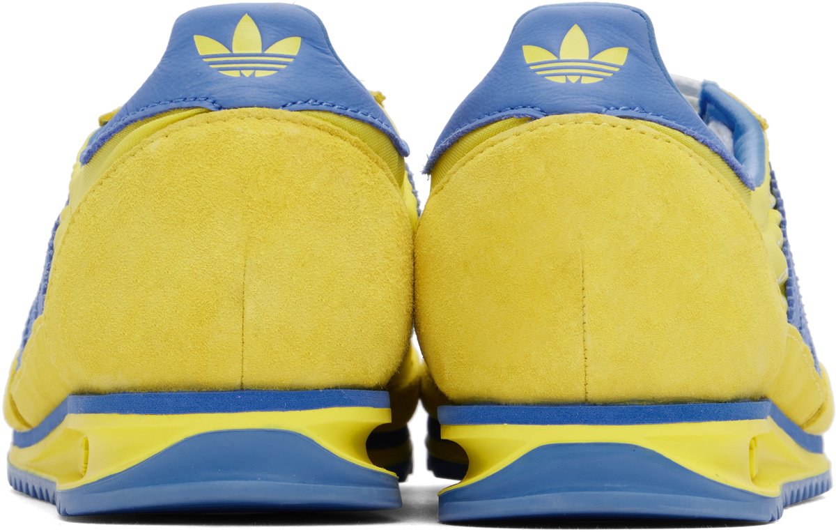 Sporty & Rich Yellow & Blue adidas Originals Edition SL72 Sneakers ...