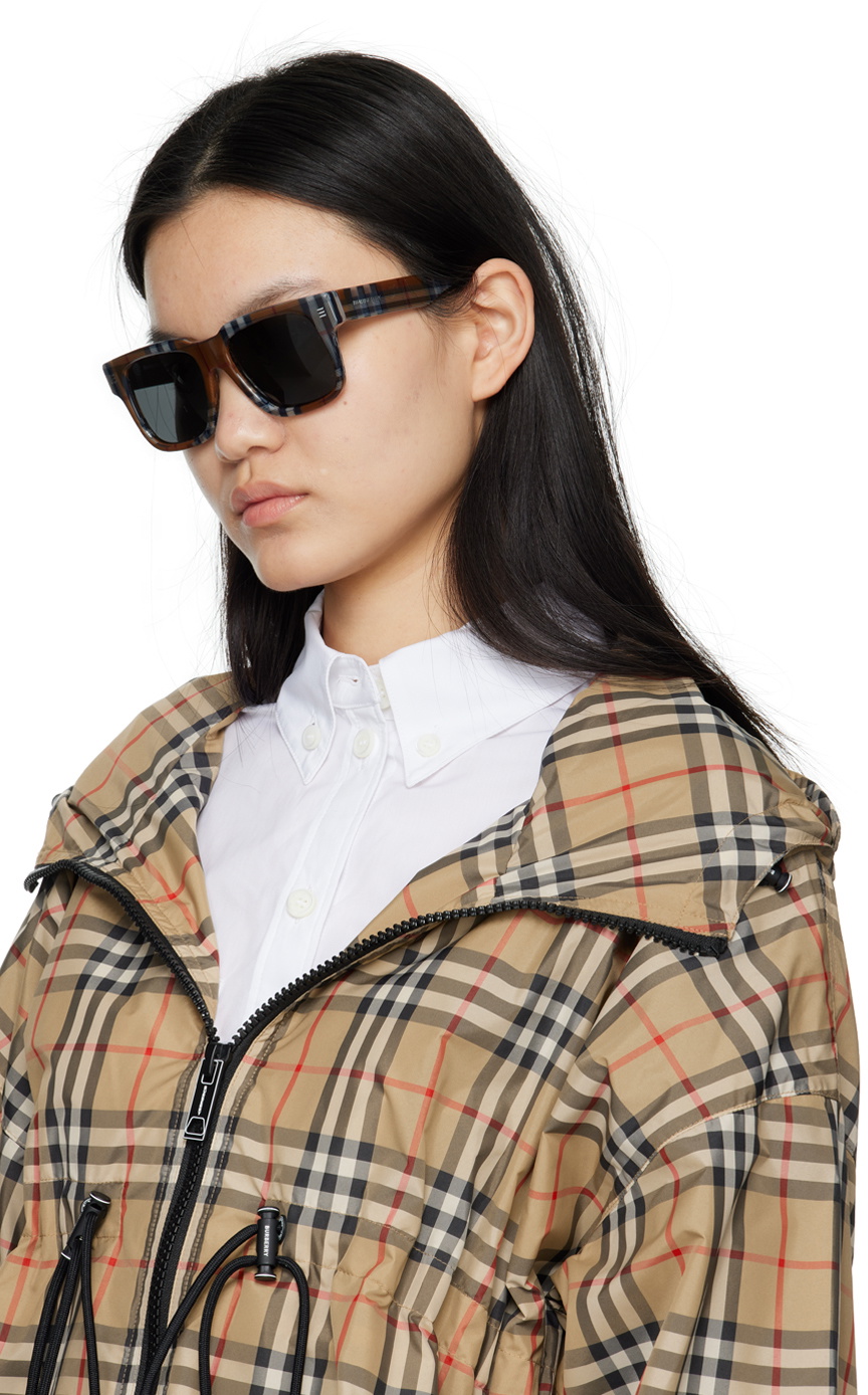 Burberry Brown Square Sunglasses Burberry