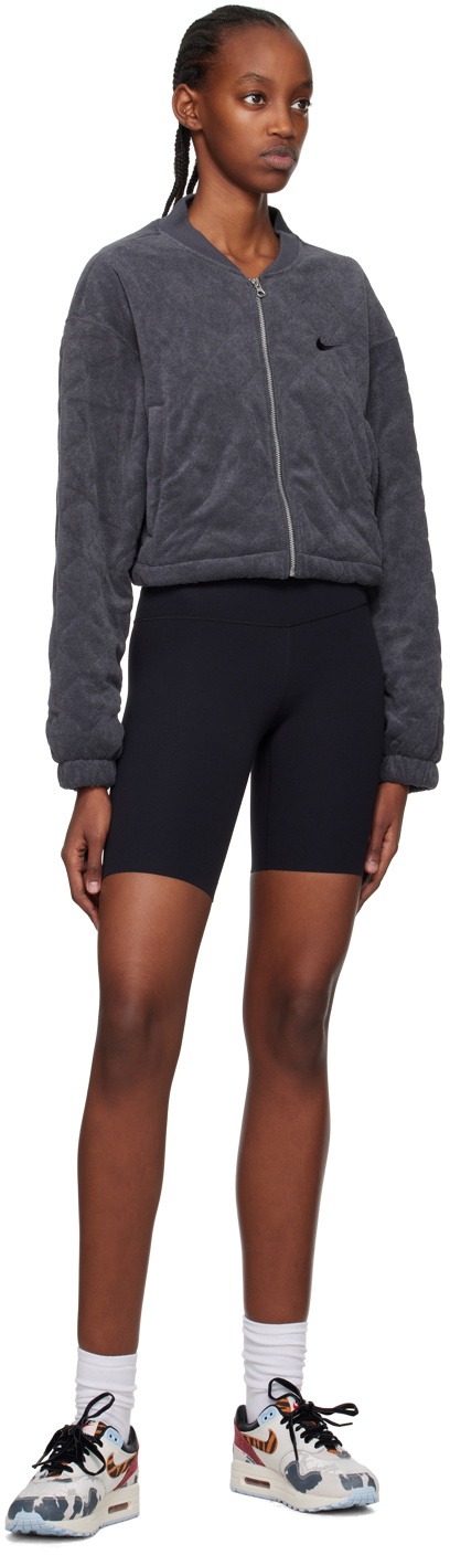 Nike Gray Quilted Jacket Nike