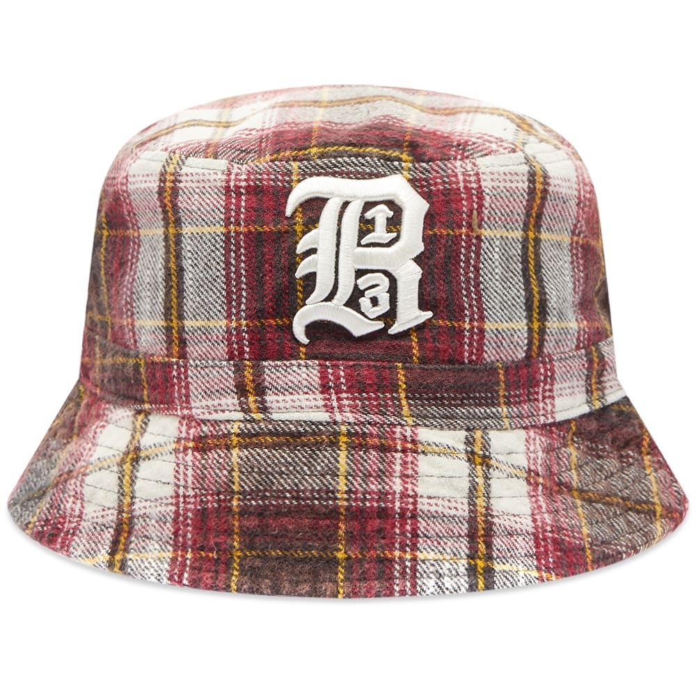 R13 Checked Logo Bucket Hat R13